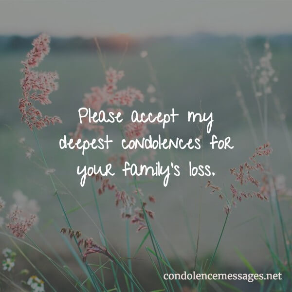 Short Condolence Messages For Texts Cards